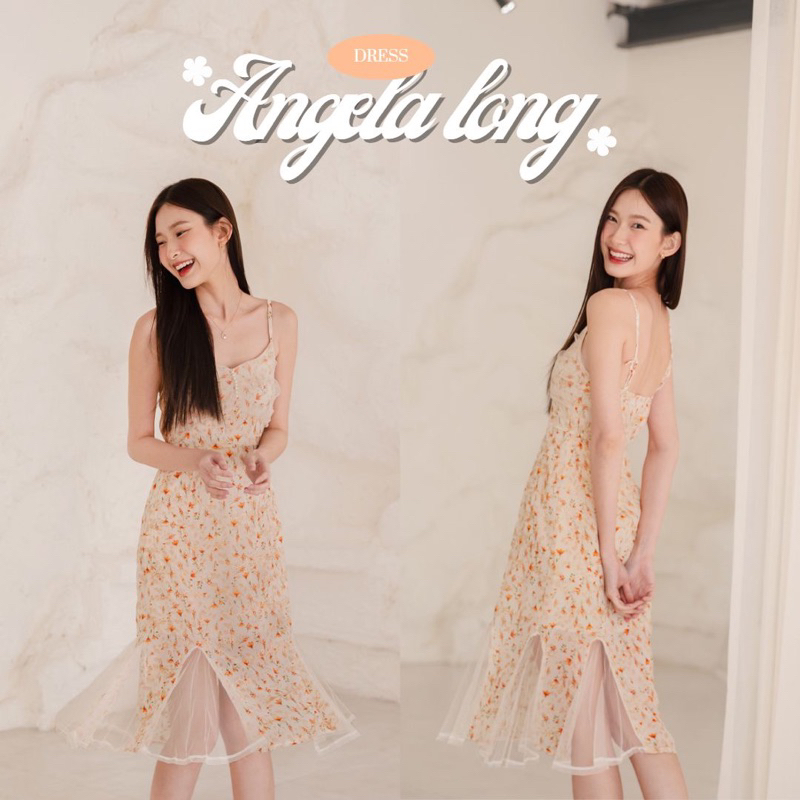 กดวันนี้ ลด 10 (1วัน) LABELLE รุ่น Angela Long Dress เดรสยาว ผ้าชีฟอง ...