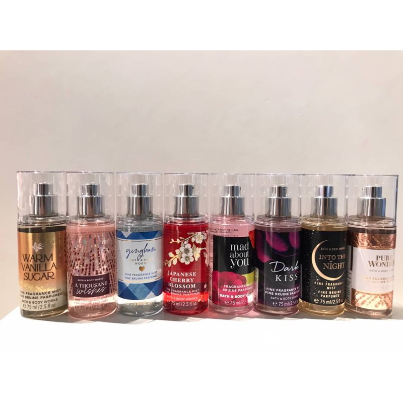 ของแท้ส่งไวถูกBATH AND BODY WORKS Fragrance MINI MIST 75 ml น้ำหอมBBW ...
