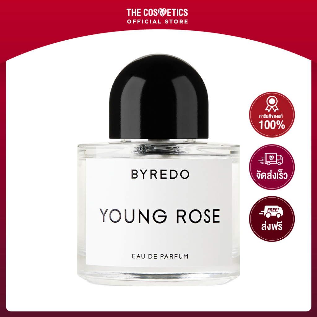 Byredo Eau De Parfum 50ml - Young Rose น้ำหอมกลิ่นกุหลาบผสานความสไปซี่ ...