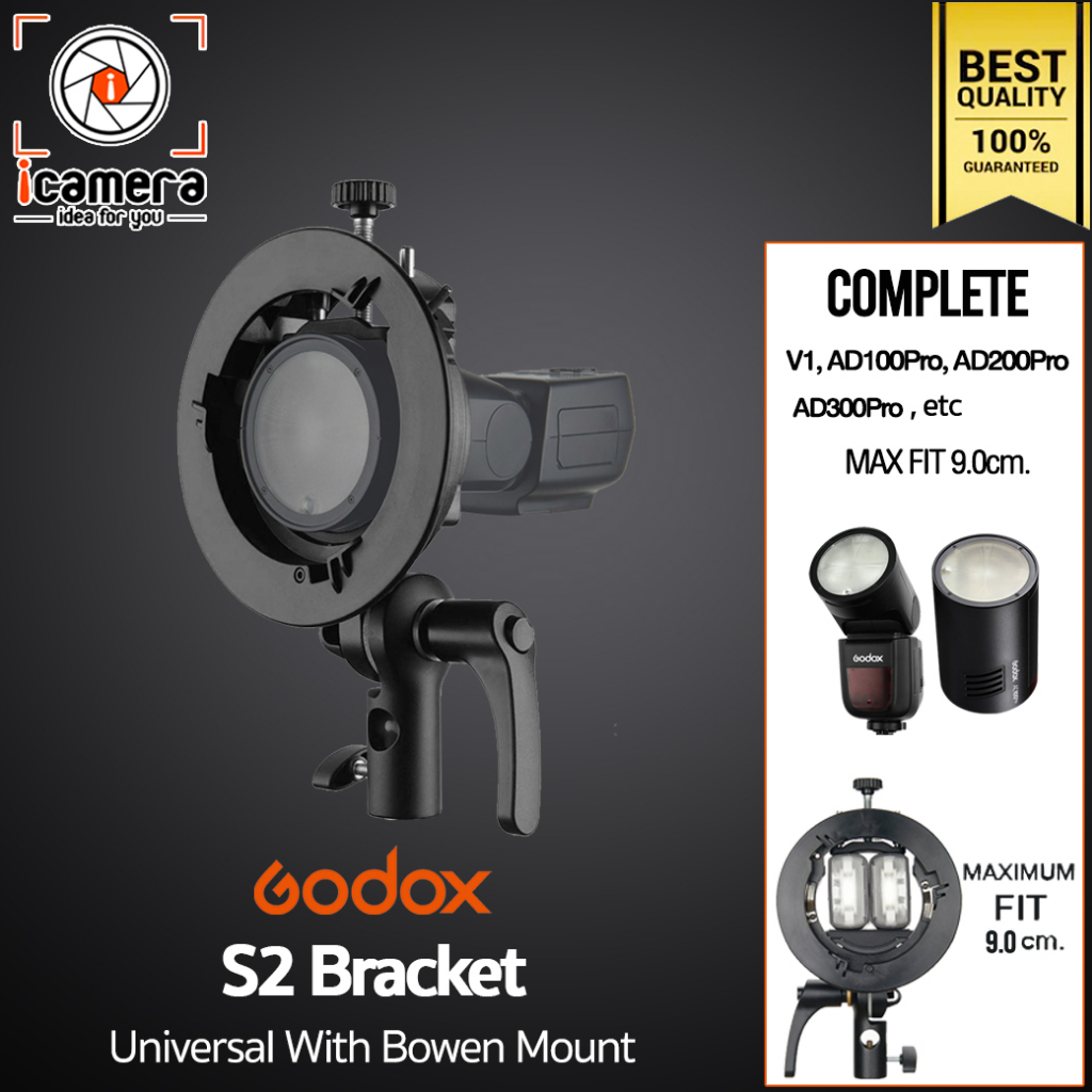 Godox S2 Bracket Speedlite ( Bowen Mount ) - icamera_gadgets - ThaiPick