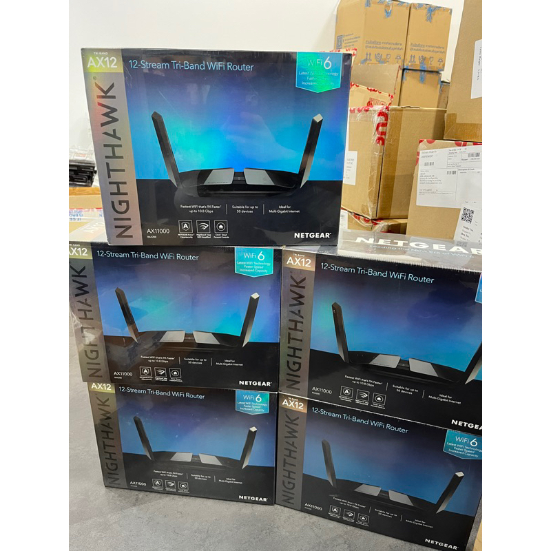 พร้อมส่ง NETGEAR Nighthawk (RAX120) AX12 12-Stream WiFi 6 Router AX6000 ...