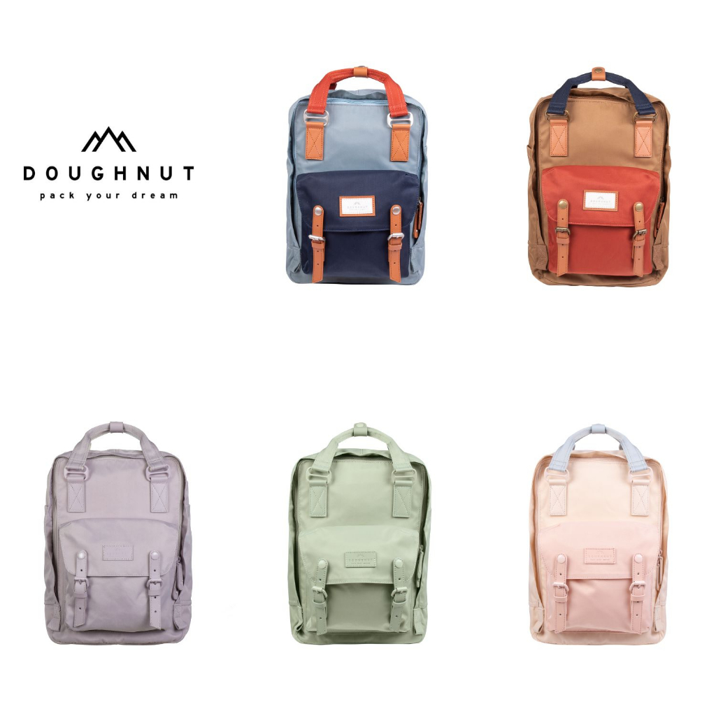 DOUGHNUT BAG GROUP MACAROON CLASSIC มาการูน ทูโทนผ้าไนลอนกันน้ำได้ ...