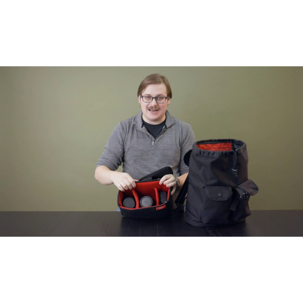 Manhattan Portage RED LABEL Camera Insert - Black 1040 - manhattan ...