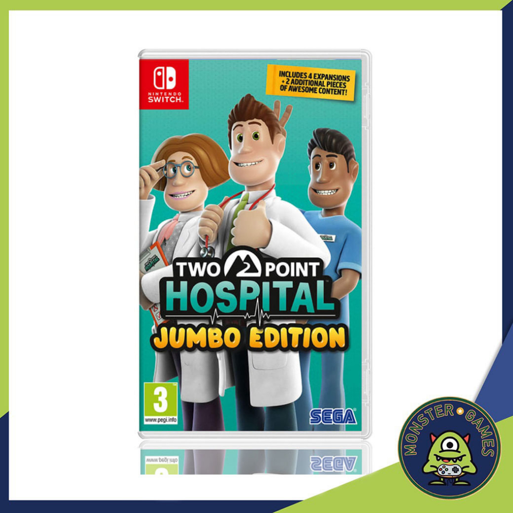 Two Point Hospital Jumbo Edition Nintendo Switch Game แผ่นแท้มือ1 (Two ...