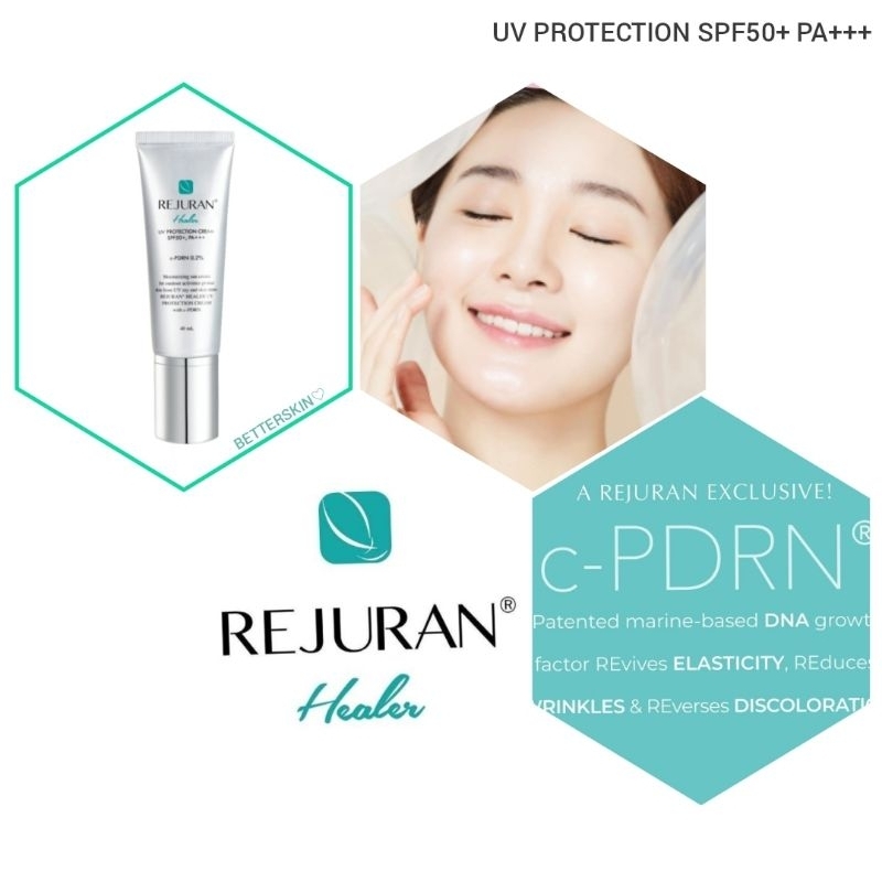 พร้อมส่งจากไทย♡REJURAN® HEALER UV PROTECTION CREAM SPF50+,PA+++ (40ml.) Exp:05/25 | Shopee Thailand