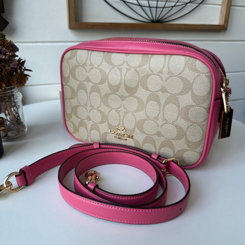 แท้ พร้อมส่งกระเป๋าสะพายข้าง COACH C6781 LUCY CROSSBODY IN SIGNATURE ...