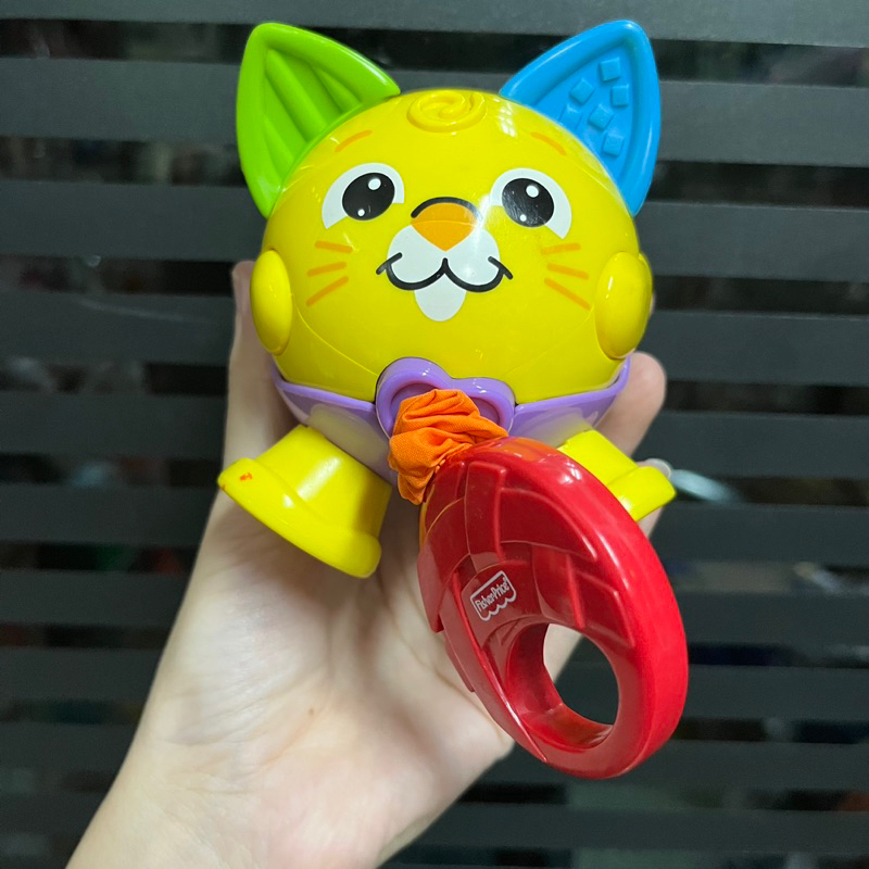Fisher Price Tug and Giggle Kitty ของเล่นเด็กเล็ก ดึงสั่น ของเล่นเสริม ...