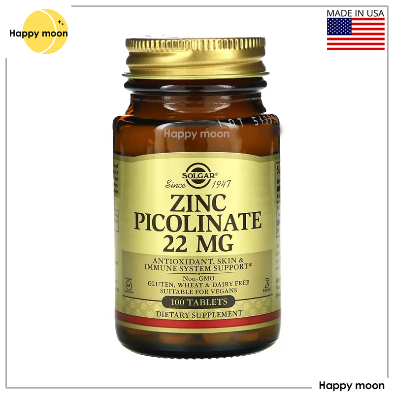 Solgar Zinc Picolinate 100 Tablets - happy_moon - ThaiPick