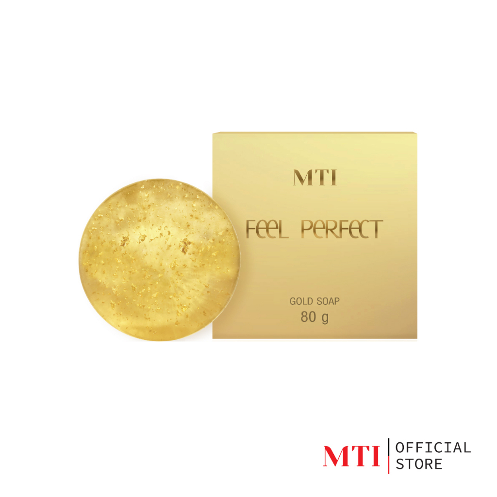 MTI (SYSG2) Feel Perfect GOLD SOAP สบู่ล้างหน้าผสมทองคำบริสุทธิ์ - mti ...