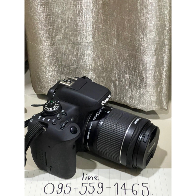กล้อง Canon EOS 750D ติดเลนส์ 18-55 stm จอสัมผัส กางจอออกมาได้ มี wifi ในตัว ชัตเตอร์ 7 พัน ...