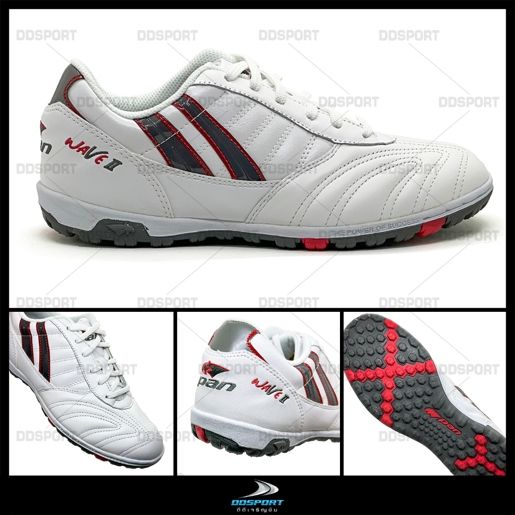 PAN PF-15TU TRUF Shoes รองเท้าร้อยปุ่มแพน WAVE II หนังแท้ Nappa ...