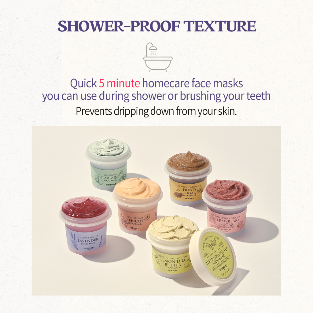 SKINFOOD Vegan Lavender Food Mask with Soothing Care 120g Calming ...