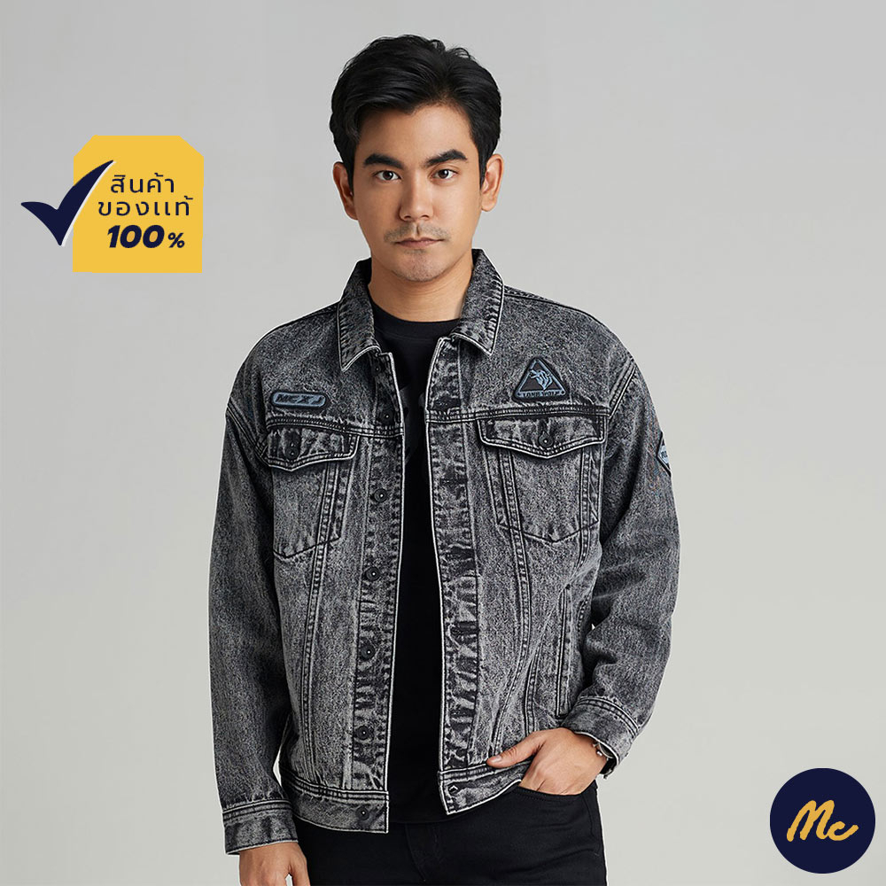 Mc JEANS เสื้อคลุมยีนส์ผู้หญิง เสื้อ แจ็คเก็ต แม็ค แท้ McLady เสื้อแขนยาว เสื้อกันหนาว เสื้อ ...