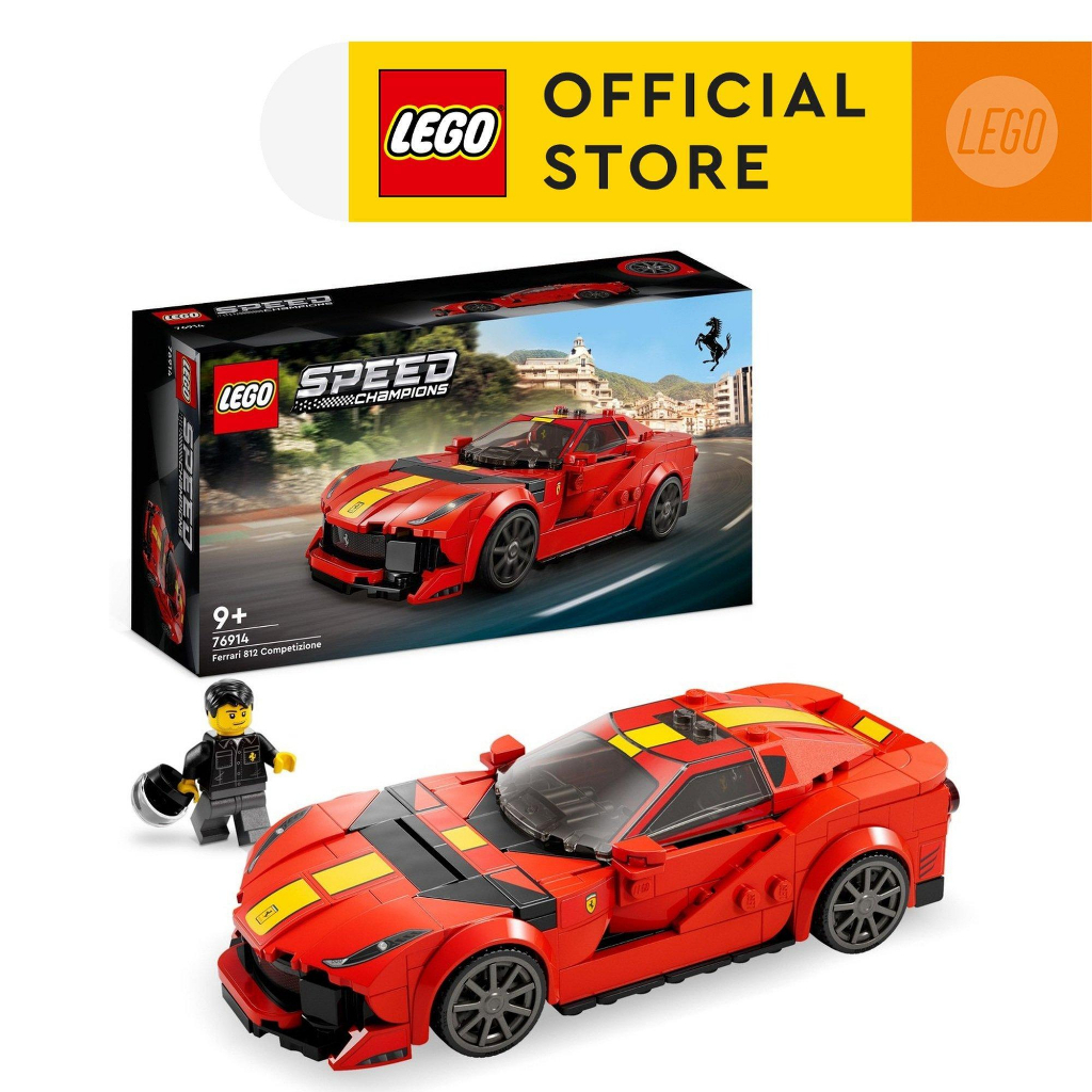 LEGO Speed Champions 76914 Ferrari 812 Competizione Building Toy Set ...