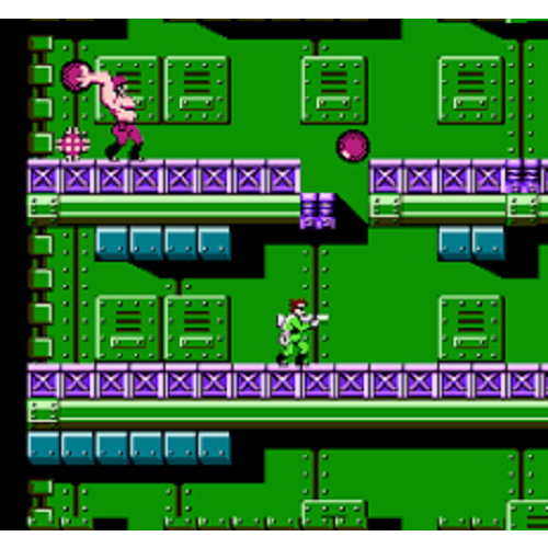 ตลับ FC Bionic Commando - Return of Hitler ตลับภาษาอังกฤษ พิเศษตลับพลังไม่ลด (ตลับ FC Repro ...