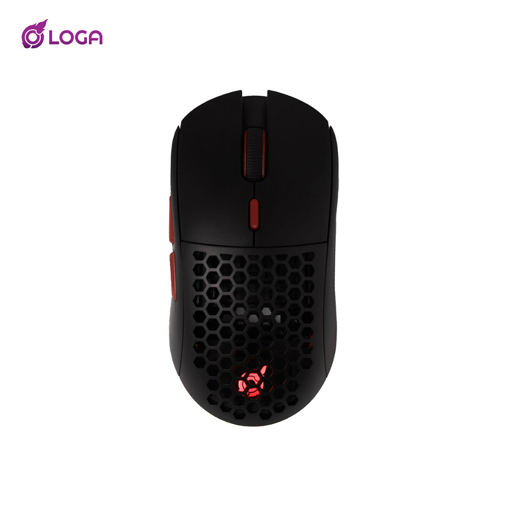 LOGA GARUDA PRO PLUS Wireless Gaming mouse ( Hotswappable battery) สีดำ ...