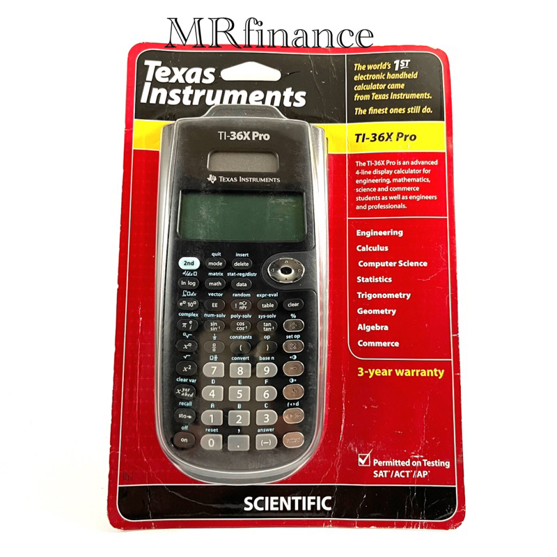 Texas Instruments TI-36X Pro ของใหม่ ของแท้ | Shopee Thailand