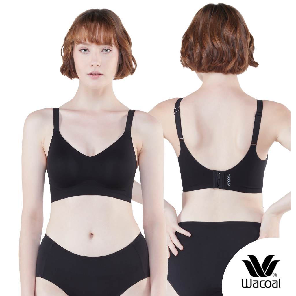 Wacoal Smart Size Go Girls Jelly Bra Set 3 ชิ้น รุ่น WB3328 สีดำ-ดำ-เบจ (LE) - wacoal - ThaiPick