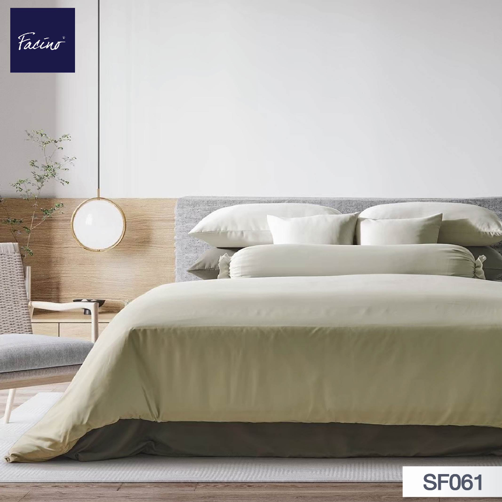 New collection Facino ชุดผ้าปูที่นอน 6 ฟุต 5 ฟุต 5 ชิ้น ผ้านวมขนาด ...