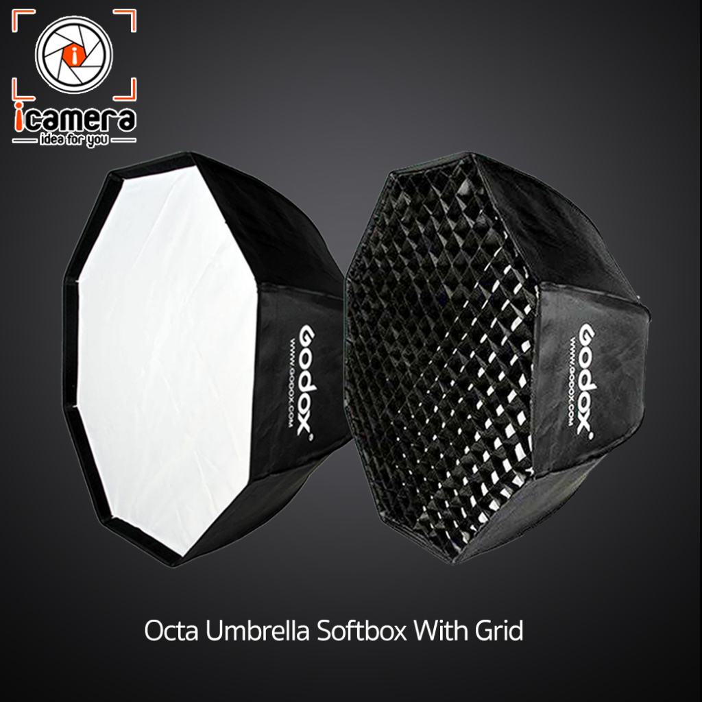 Godox Softbox SB-GUE 120 cm. With Grid - Octa Umbrella Softbox Bowen ...