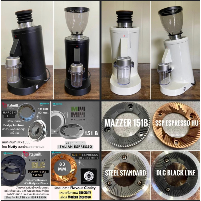 พร้อมส่ง Zentis DF-83 (Single dose) เครื่องบดเมล็ดกาแฟ เครื่องบดไฟฟ้า ...