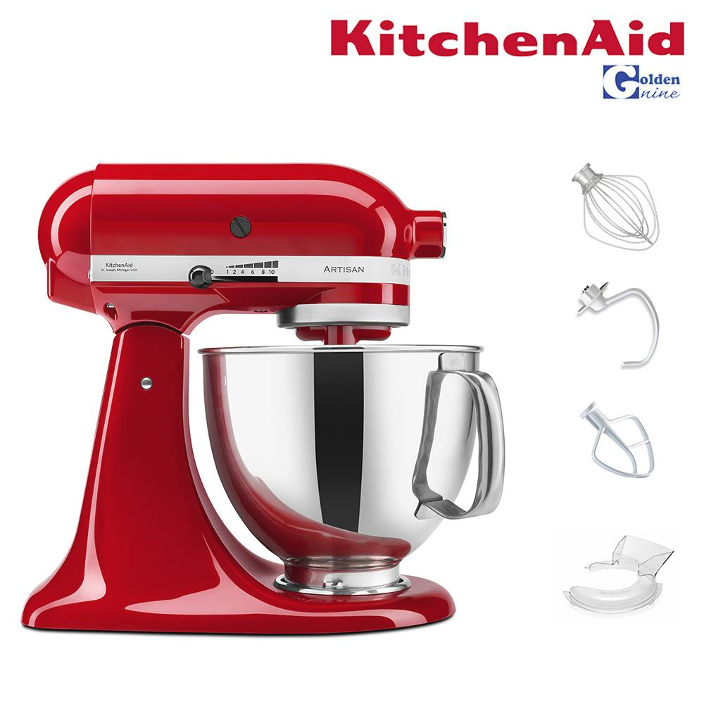 KitchenAid เครื่องผสมอาหารแบบยกหัว ขนาด 5 ควอทซ์ Artisan [5KSM150 ...