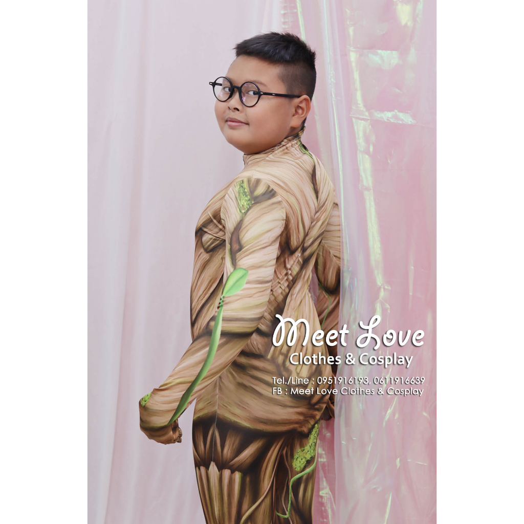 Cosplay Groot ชุดแฟนซี ชุดฮีโร่ กรู๊ท Guardians of the galaxy ชุดกรู๊ท ...
