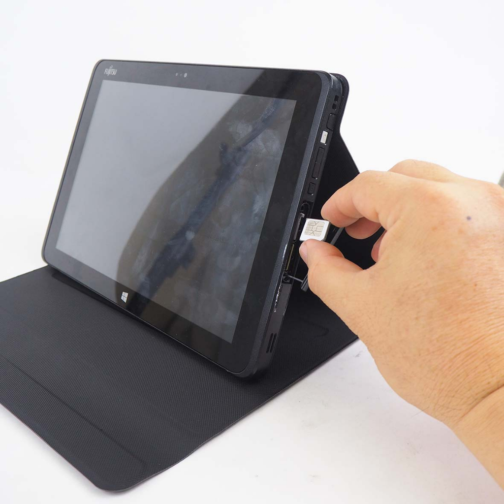 แท็บเล็ต Fujitsu ArrowsTab Q506 4CORES ใส่ซิมส์ได้ RAM 4GB eMMC 128 GB ...