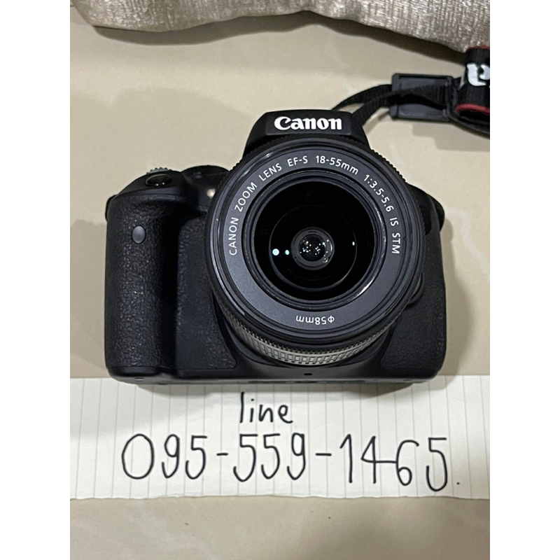 กล้อง Canon EOS 750D ติดเลนส์ 18-55 stm จอสัมผัส กางจอออกมาได้ มี wifi ในตัว ชัตเตอร์ 7 พัน ...