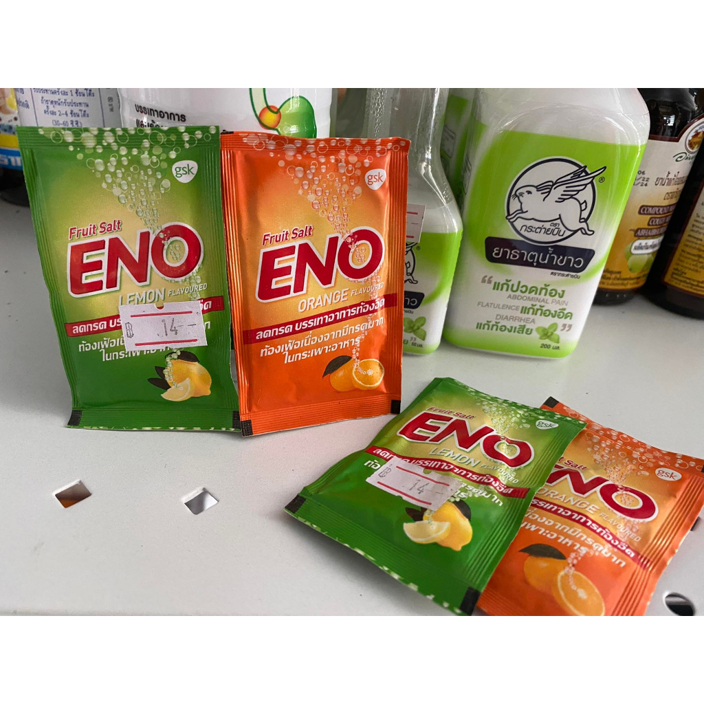 ENO ORANGE อีโน รสส้ม ลดท้องเฟ้อเนื่องจากมีกรดมาก | Shopee Thailand