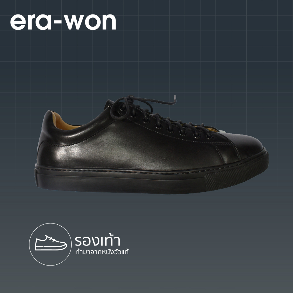 era-won รองเท้าหนัง รุ่น Sneakers สี Black - erawon_official_store ...