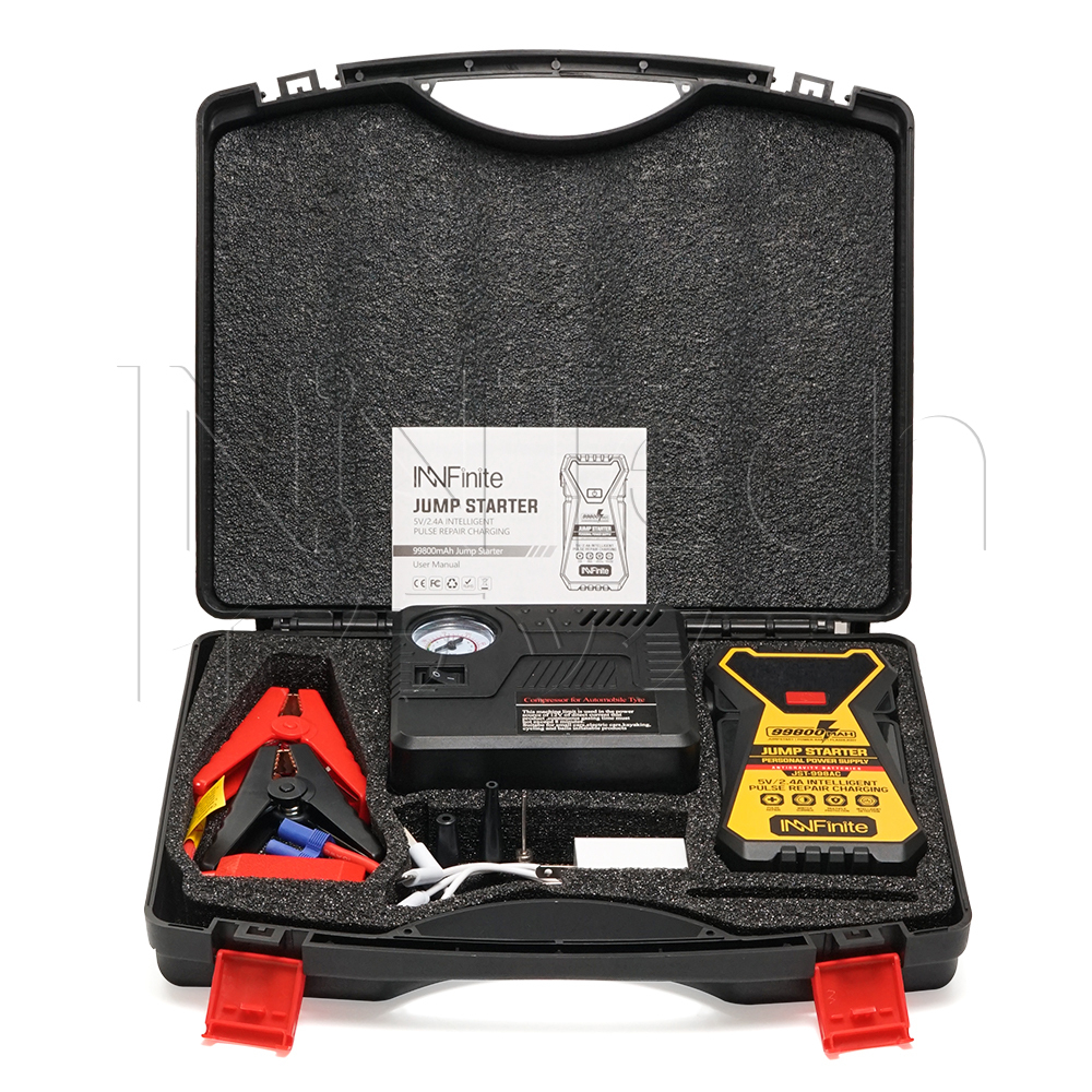 InnFinite 2-in-1 2USB จั้มสตาร์ท พาวเวอร์แบงค์ 99800 mAh จั๊มสตาร์ท 12V ...