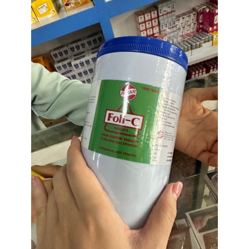 วิตามินบำรุงเลือด ธาตุเหล็กเสริมวิตามิน โฟลิ ซี Foli-C (FBC / Ferrous ...