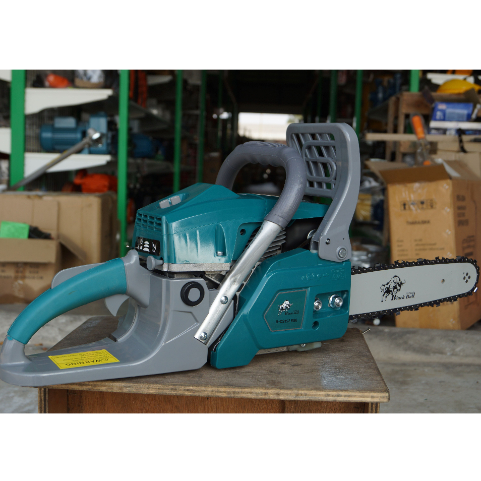 รุ่นใหม่ล่าสุด เลื่อยยนต์BLACK BULL(กระทิงดำ) รุ่น B-CS152 EG6 B-CS152 EB6 เลื่อยยนต์ ตัดได้360 ...