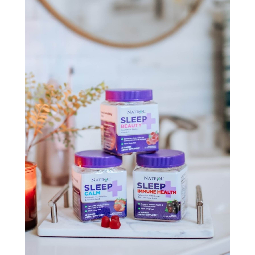 (พร้อมส่ง) Sleep รุ่นใหม่ เยลลี่ นอนหลับ Sleep beauty ช่วยลดผมร่วง ...