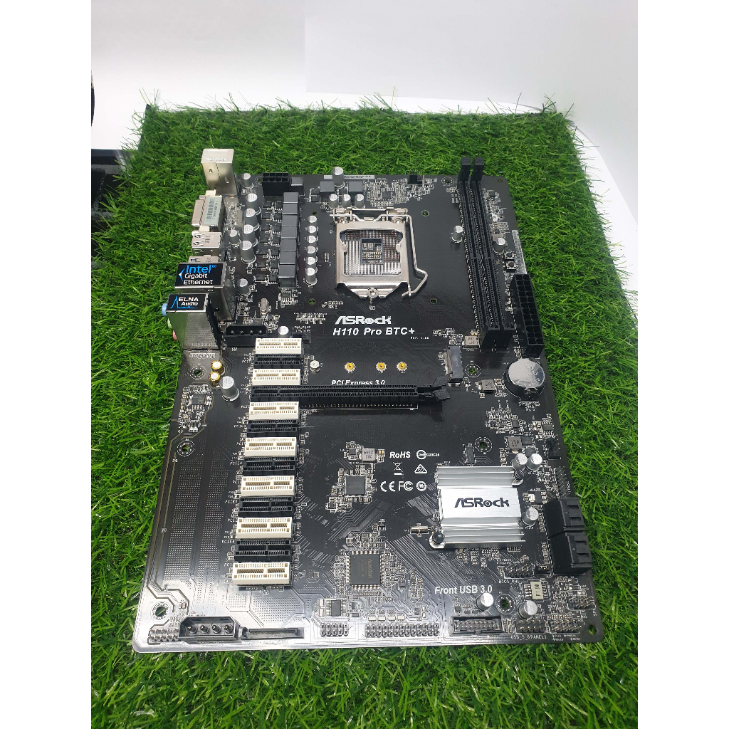 MAINBOARD (เมนบอร์ด) 1151 ASROCK H110 PRO BTC ประกัน SYNNEX 2024 ...