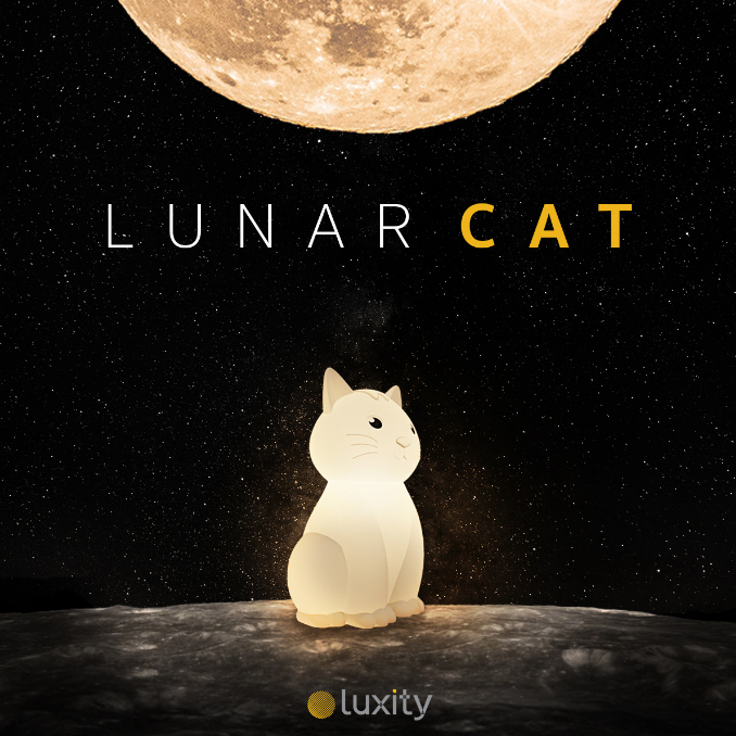 Lunar Cat Lamp โคมไฟแมว | Shopee Thailand