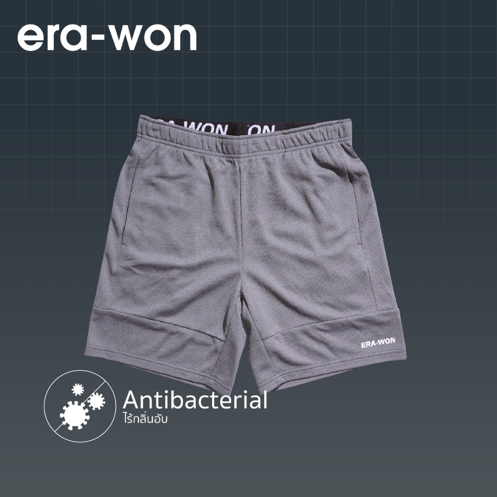 era-won กางเกงขาสั้น รุ่น Shorts SportWear Zinc สี Grey (Logo) - erawon ...