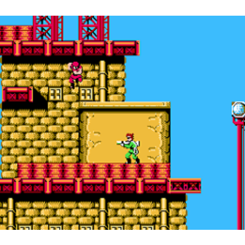 ตลับ FC Bionic Commando - Return of Hitler ตลับภาษาอังกฤษ พิเศษตลับพลังไม่ลด (ตลับ FC Repro ...