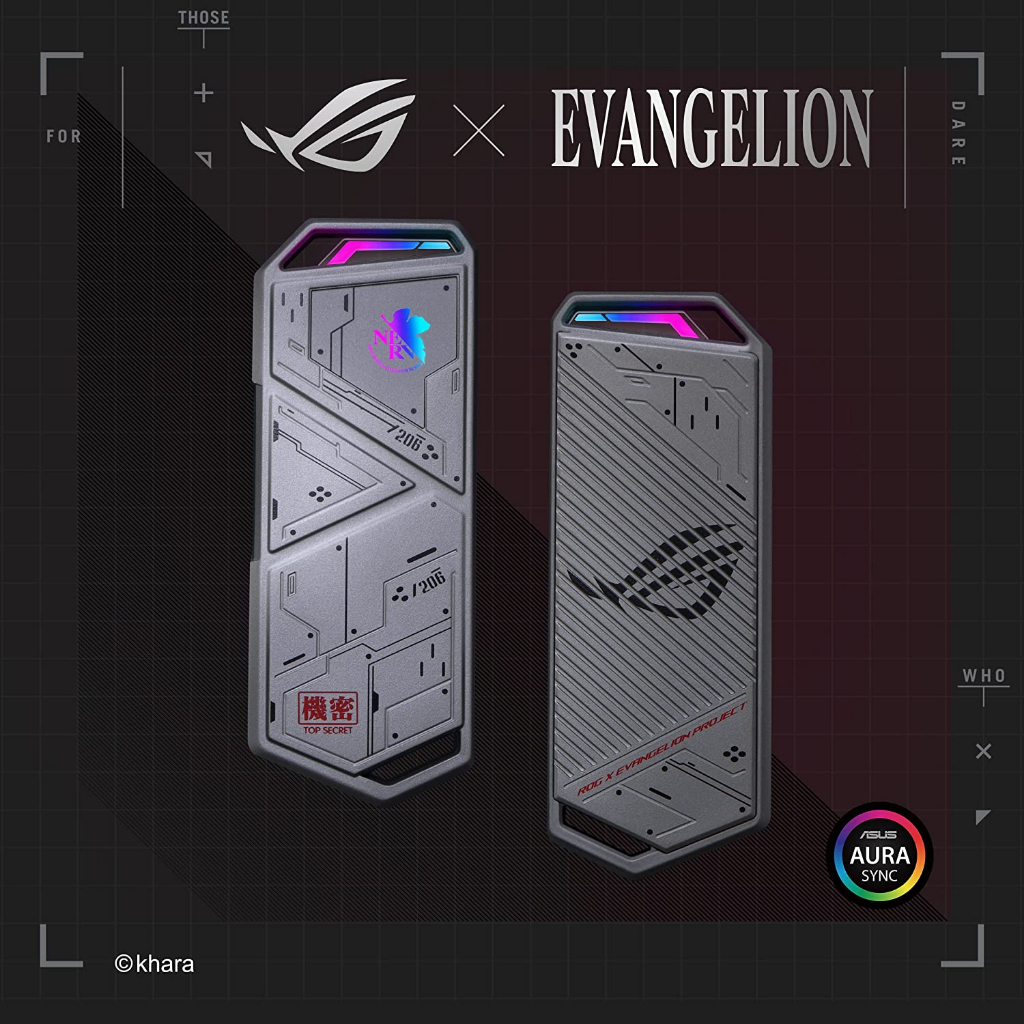 Asus ROG Strix Arion EVA Edition (ESD-S1C) Portable M.2 NVMe SSD Enclosure USB3.2 GEN2 Type-C ...