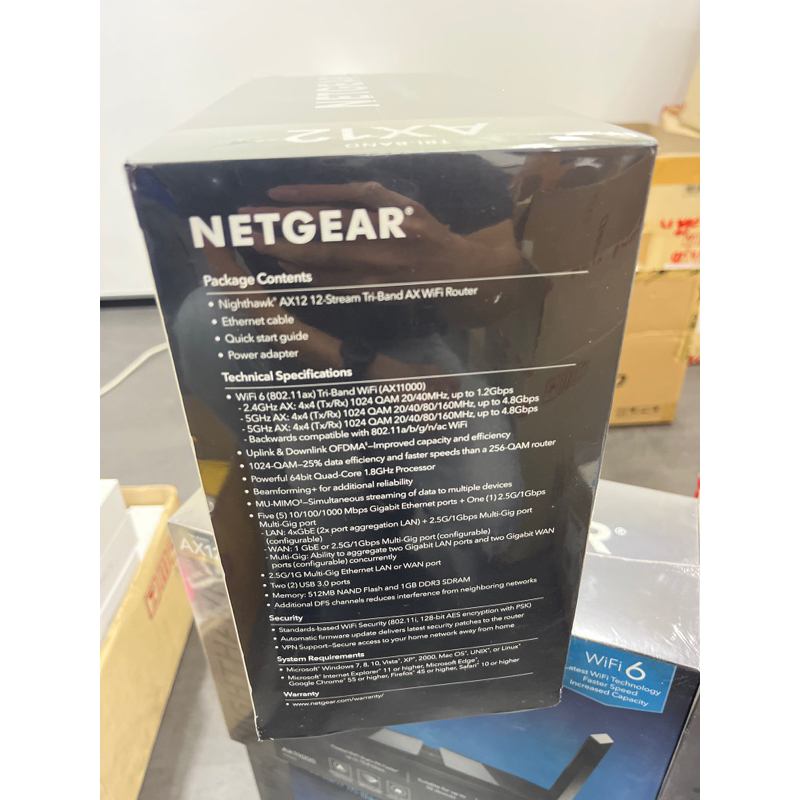 พร้อมส่ง NETGEAR Nighthawk (RAX120) AX12 12-Stream WiFi 6 Router AX6000 ...