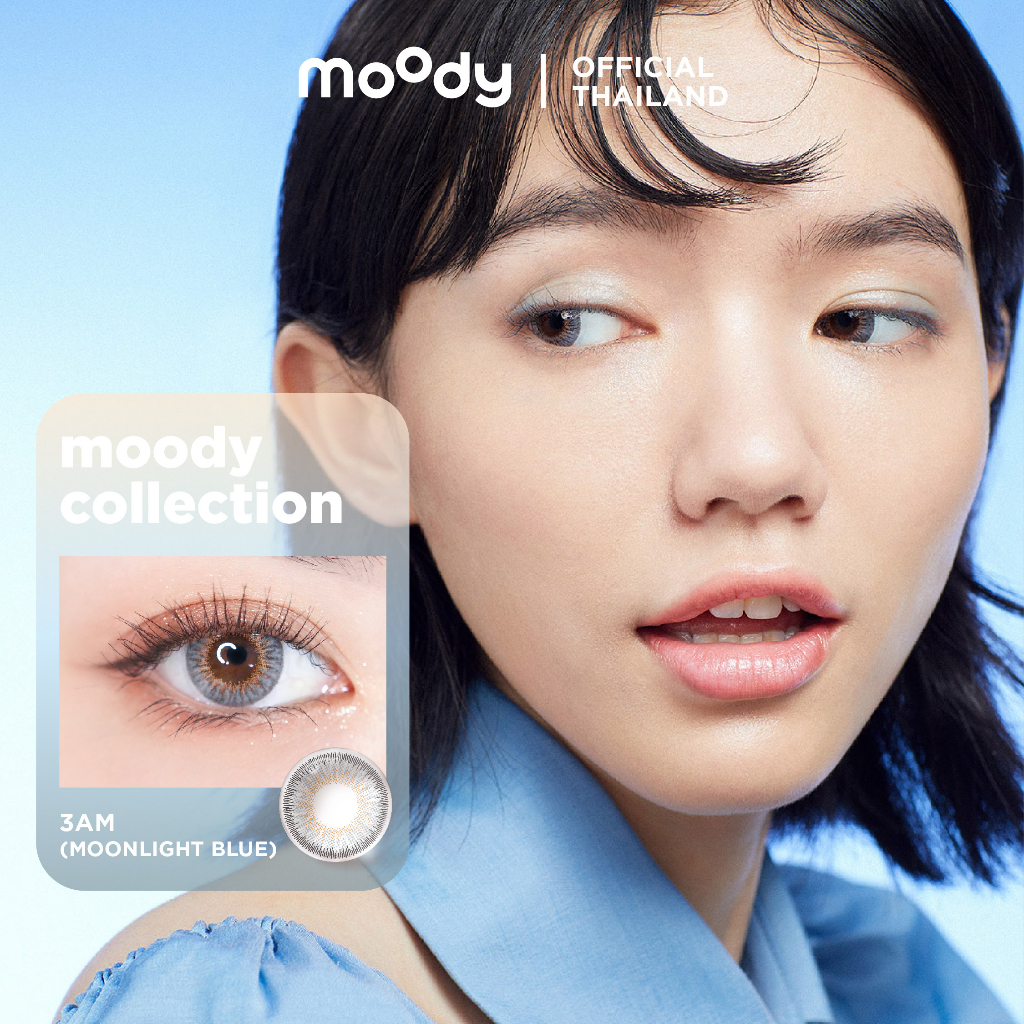 moody 3am (Moonlight-Blue) มูดี้ คอนแทคเลนส์ รายเดือน - moodylenses ...