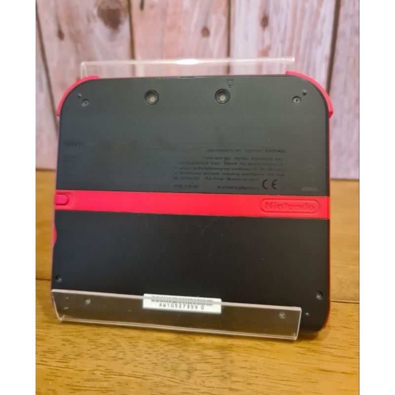 2ds Red Black Console สีแดงเข้ม เมม32gbแปลงสายมืดแล้ว อุปกรณ์ครบกล่อง ...