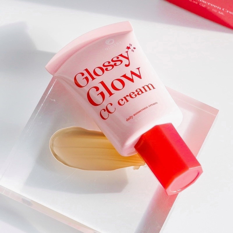 GLOSSY GLOW CC CREAM UVAUVB SPF50 PA กันแดด กลอสซี่โกลว์ กันแดดเนื้อ cc ...