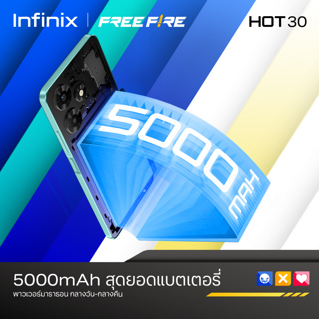 Infinix HOT 30 8128GB (เพิ่มแรมได้สูงสุด 16GB)หน้าจอ 90HZ 6.78 FHDG88 ...