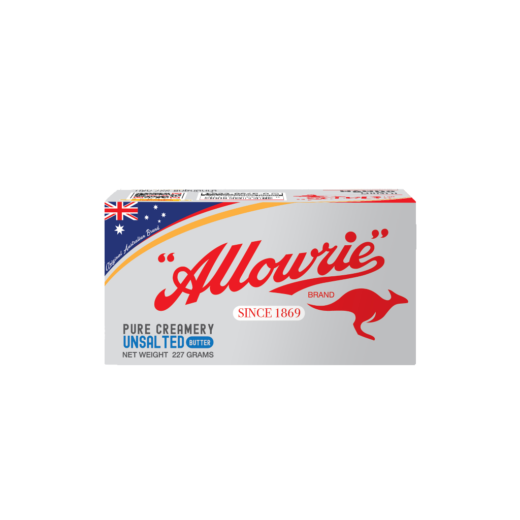 Allowrie อลาวรี่เนยแท้จืด 227 กรัม หมดอายุ 11102023 - kcgfreshfrozen ...