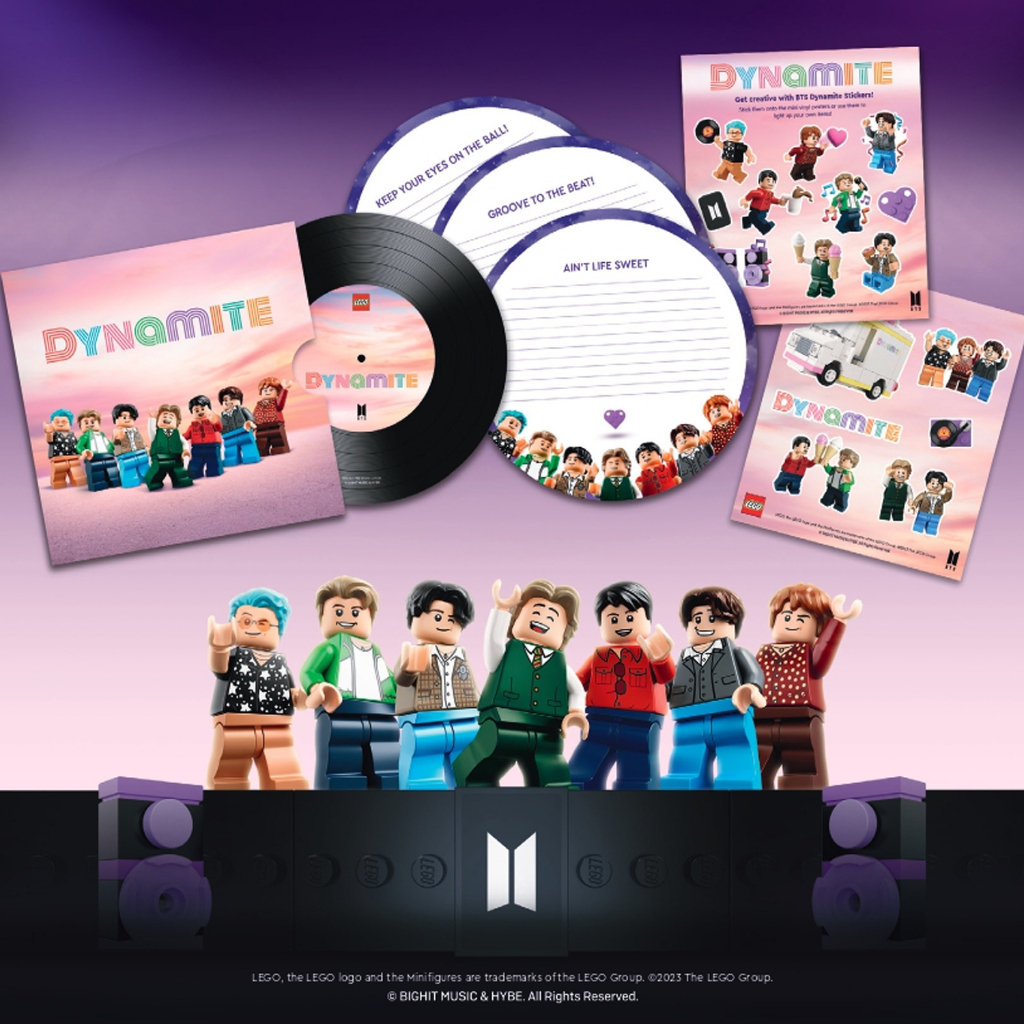 21339 LEGO Ideas BTS Dynamite Postcard and Sticker Set - brickpoly ...
