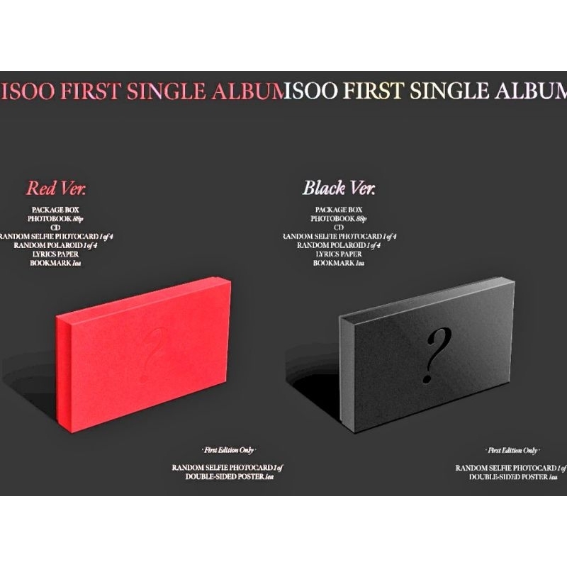 Pre-Order อัลบั้มโซโล่เดี่ยวพี่จีซู JISOO First Single Album ...