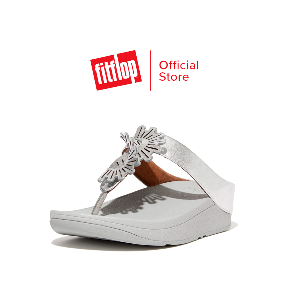 FITFLOP FINO รองเท้าแตะแบบหูหนีบผู้หญิง รุ่น EO4-011 สี Silver ...