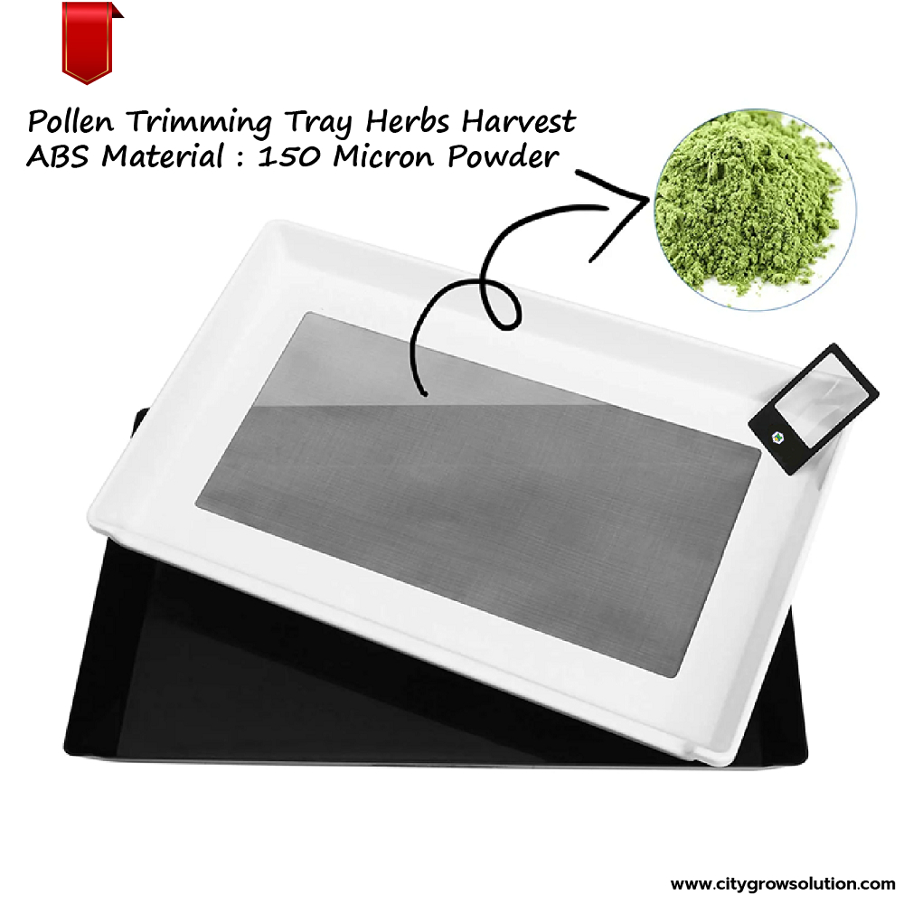 ถาดทริม Trimming Tray - กรองเคียฟ (Kief) 150 Micron Powder ใช้สำหรับท ...